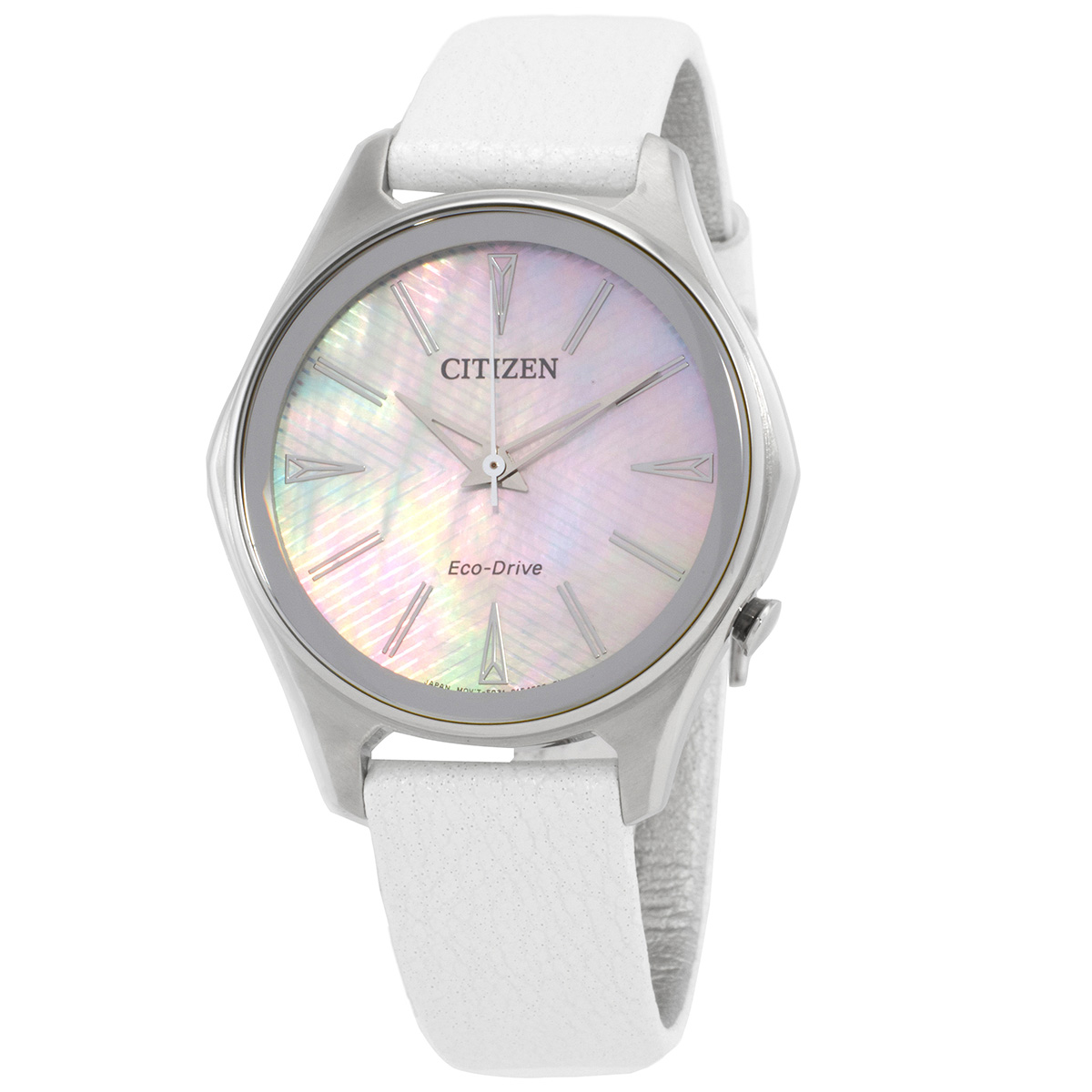 Citizen Eco-Drive Mother of Pearl Watch EM0597-12D 4974374274496 ...