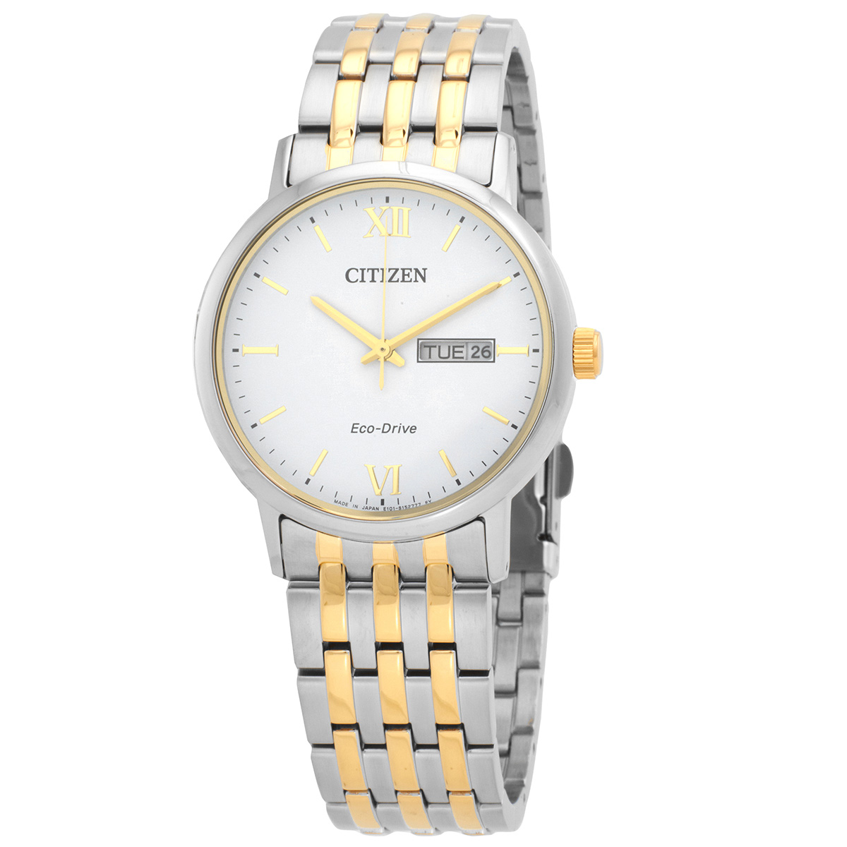 Citizen Eco-Drive White Dial Two-Tone Men's Watch BM9014-82A ...