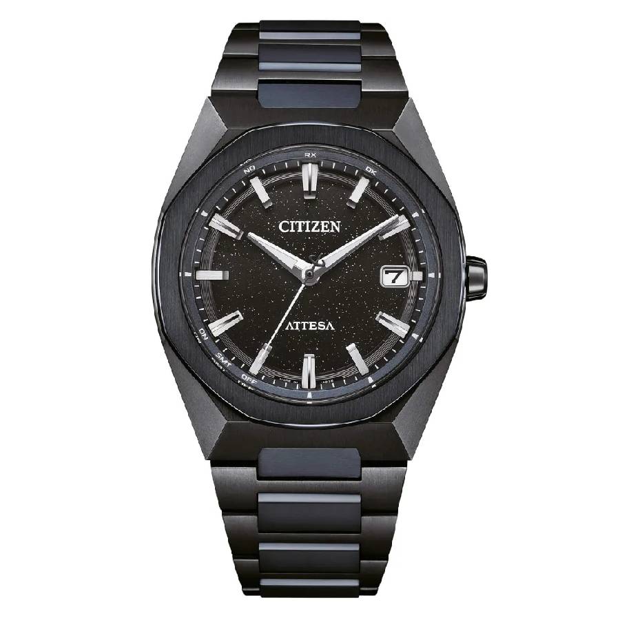 Citizen Limited Edition Attesa Eco-Drive Black Dial Men's Watch CB3046 ...