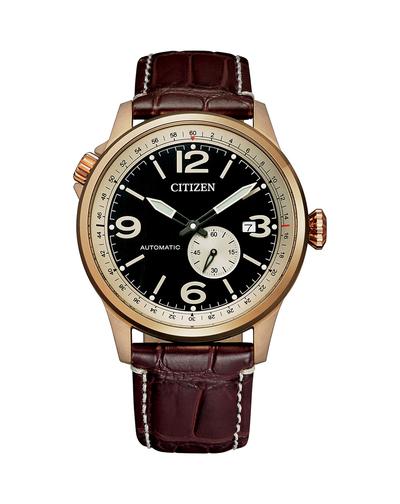 Citizen Mechanical Quartz Black Dial Men's Watch NJ0143-19E ...