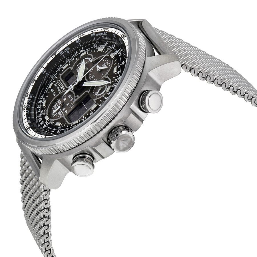 Citizen Navihawk UTC Eco-Drive Chronograph Men's Watch JY8030-83E - Eco ...