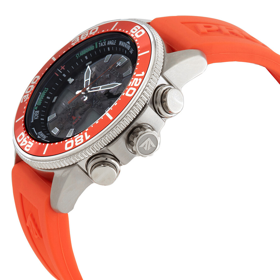 Citizen Promaster Sailhawk Alarm World Time Chronograph Analog-digital ...