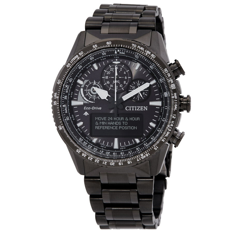 Citizen Promaster Skyhawk U830 Analog-Digital Black Dial Men's Watch ...