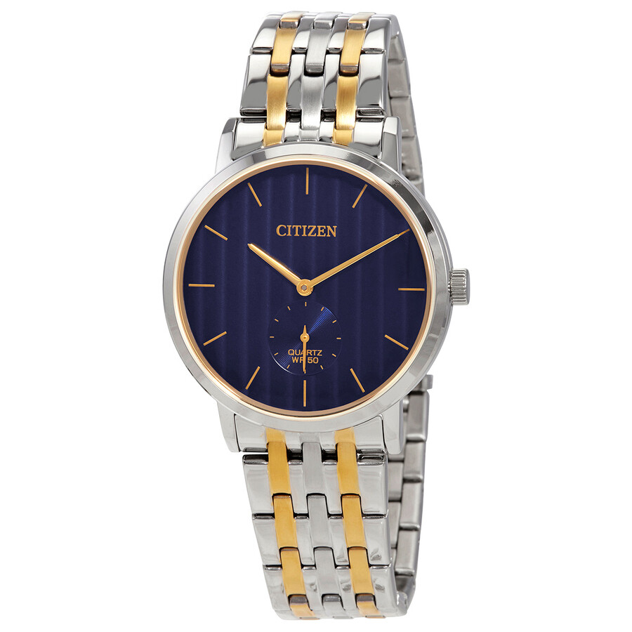 Citizen Quartz Blue Dial Two-tone Men's Watch BE9174-55L 4974374286857 ...