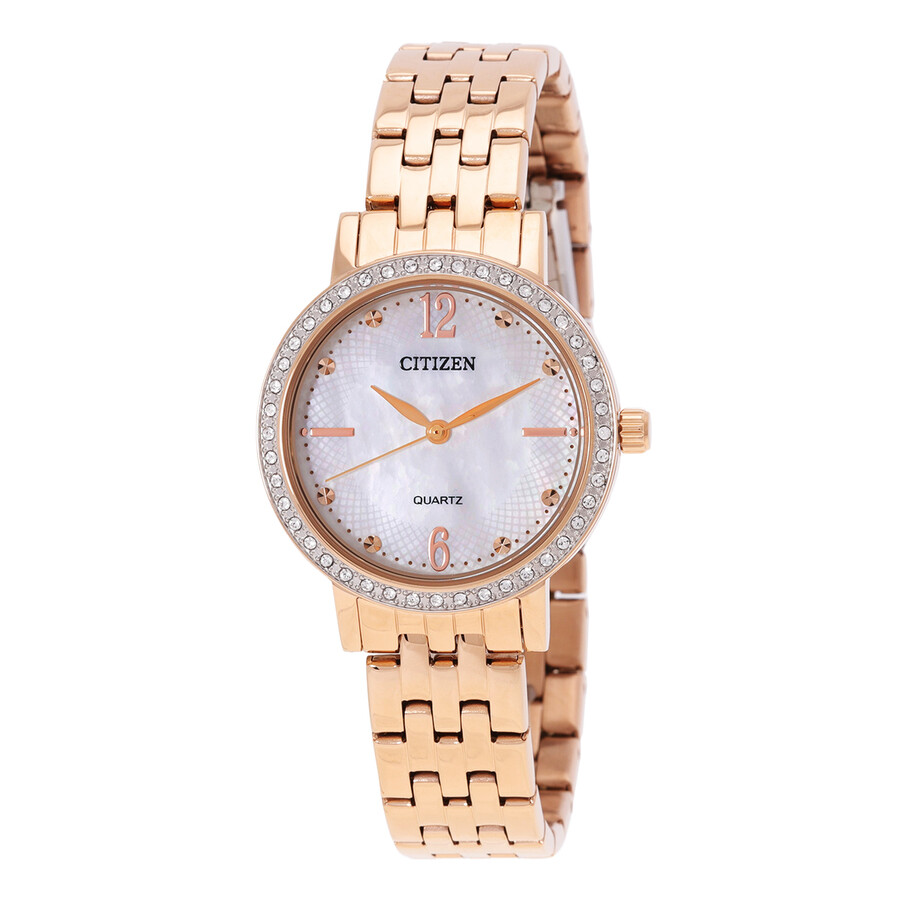 Citizen Quartz Crystal Ladies Watch EL3103-57D 4974374337764 - Watches ...