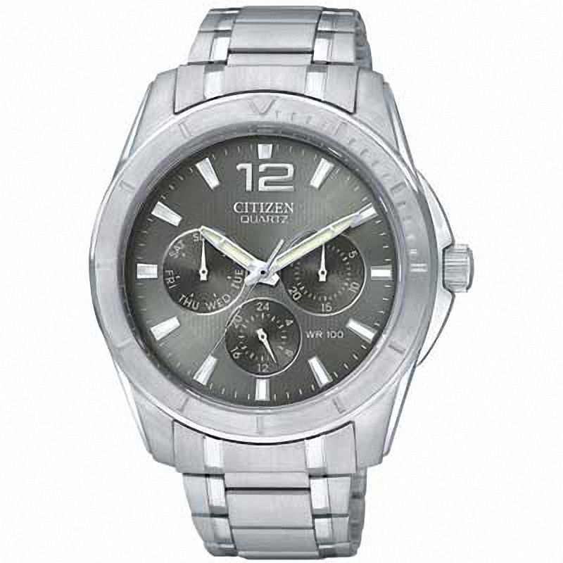 Citizen Quartz Grey Dial Watch AG8300-52H - Watches - Jomashop