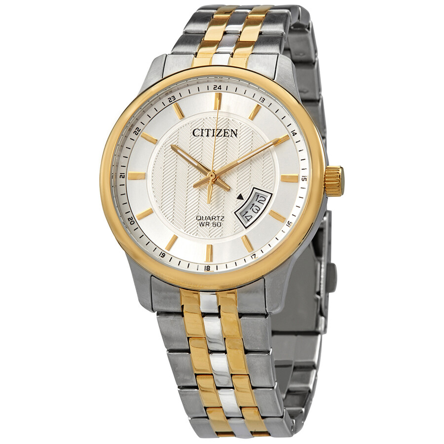 Citizen Quartz Silver Dial Two-tone Men's Watch BI1054-80A ...