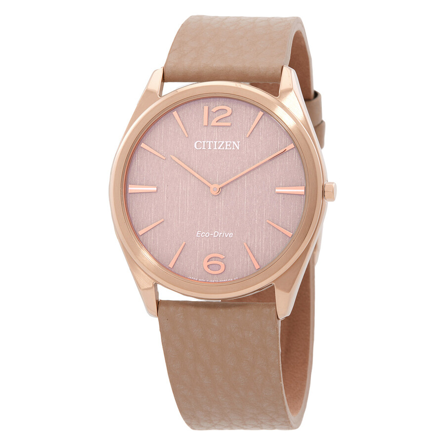 Citizen Suratto Eco-Drive Pink Dial Unisex Watch AR3123-00X ...
