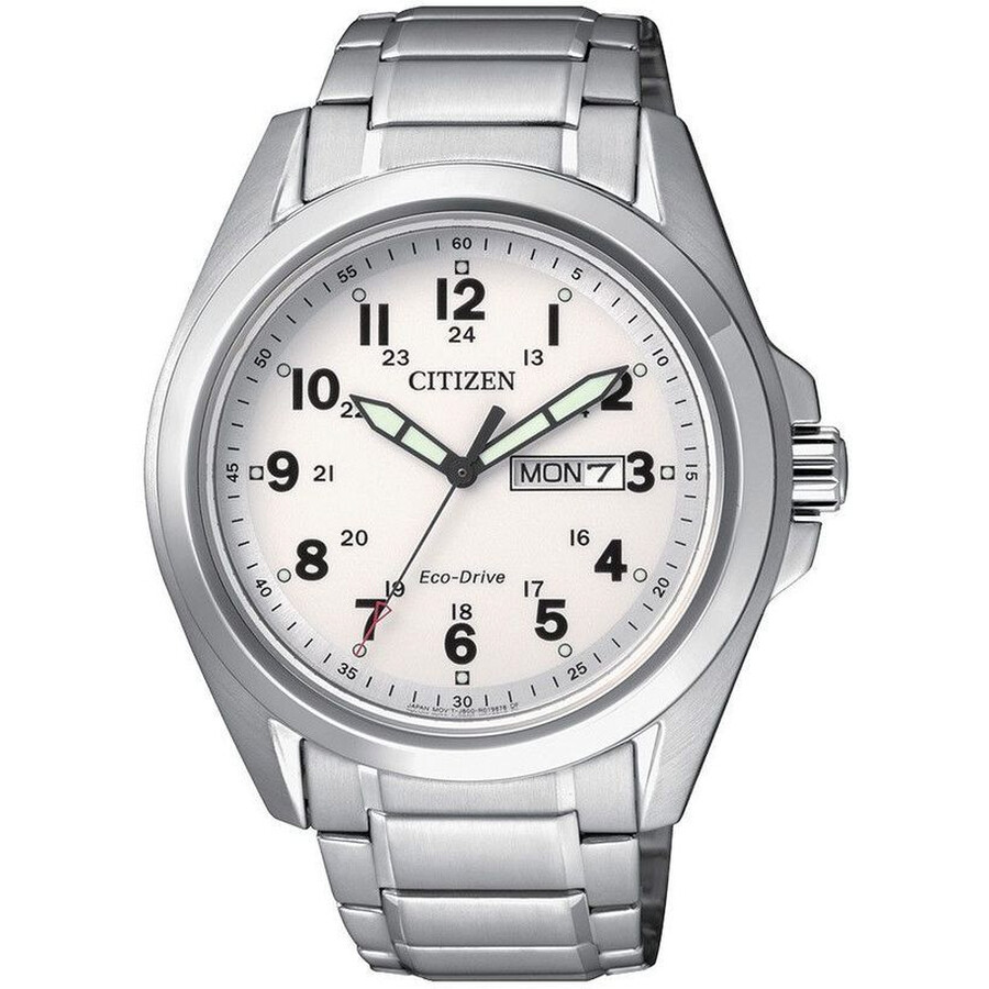 Citizen White Dial Stainless Steel Men's Watch AW0050-58A 4974374256560 ...