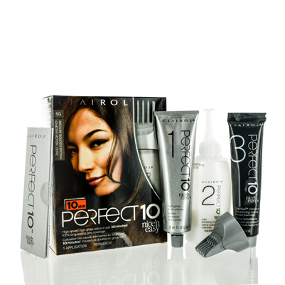 Clairol / Perfect 10 Nice N Easy Medium Golden Brown Kit 066400015655 ...