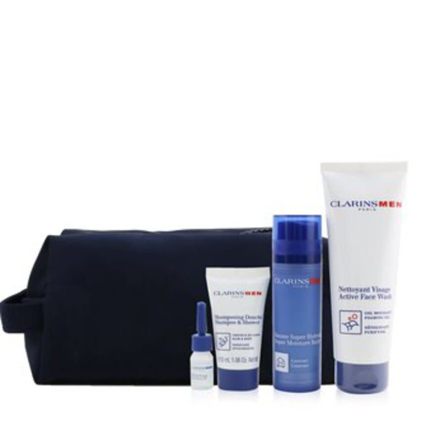 Clarins Men's Men Essentials 4-Pieces Set Sets 3380810350821 - Jomashop