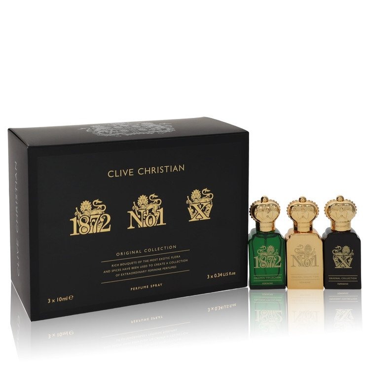 Clive Christian Ladies Mini Set 3 x 0.34 oz Gift Set Fragrances ...