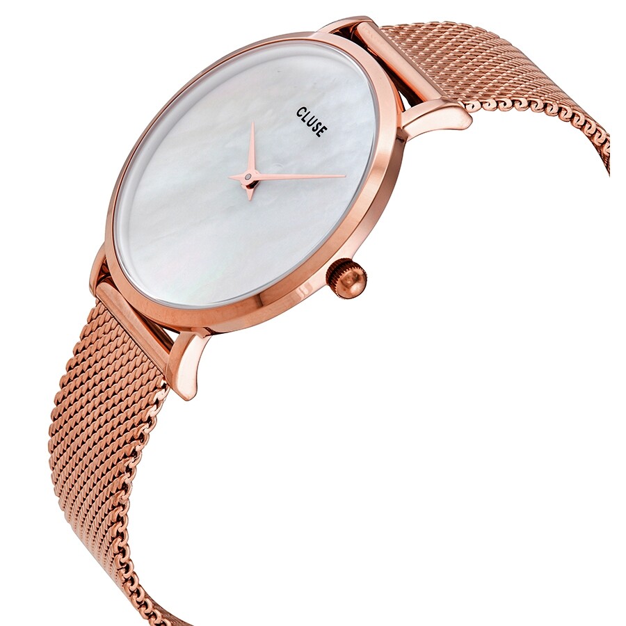 Cluse Minuit La Perle White Mother of Pearl Dial Ladies Watch CL30047 ...