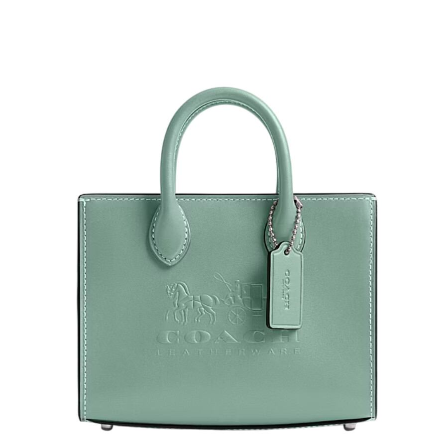 Coach Ace Top Handle Leather Tote Bag In Blue | ModeSens