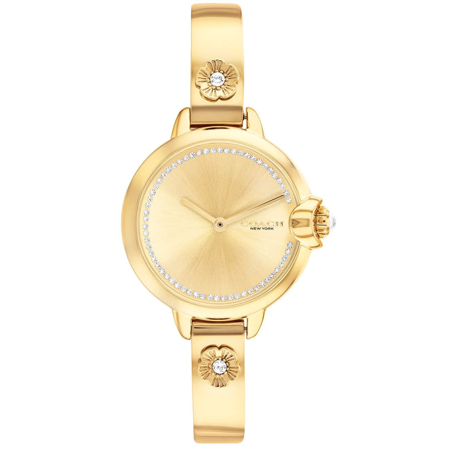 Coach Arden Gold-tone Dial Ladies Watch 14503959 7613272475518 ...