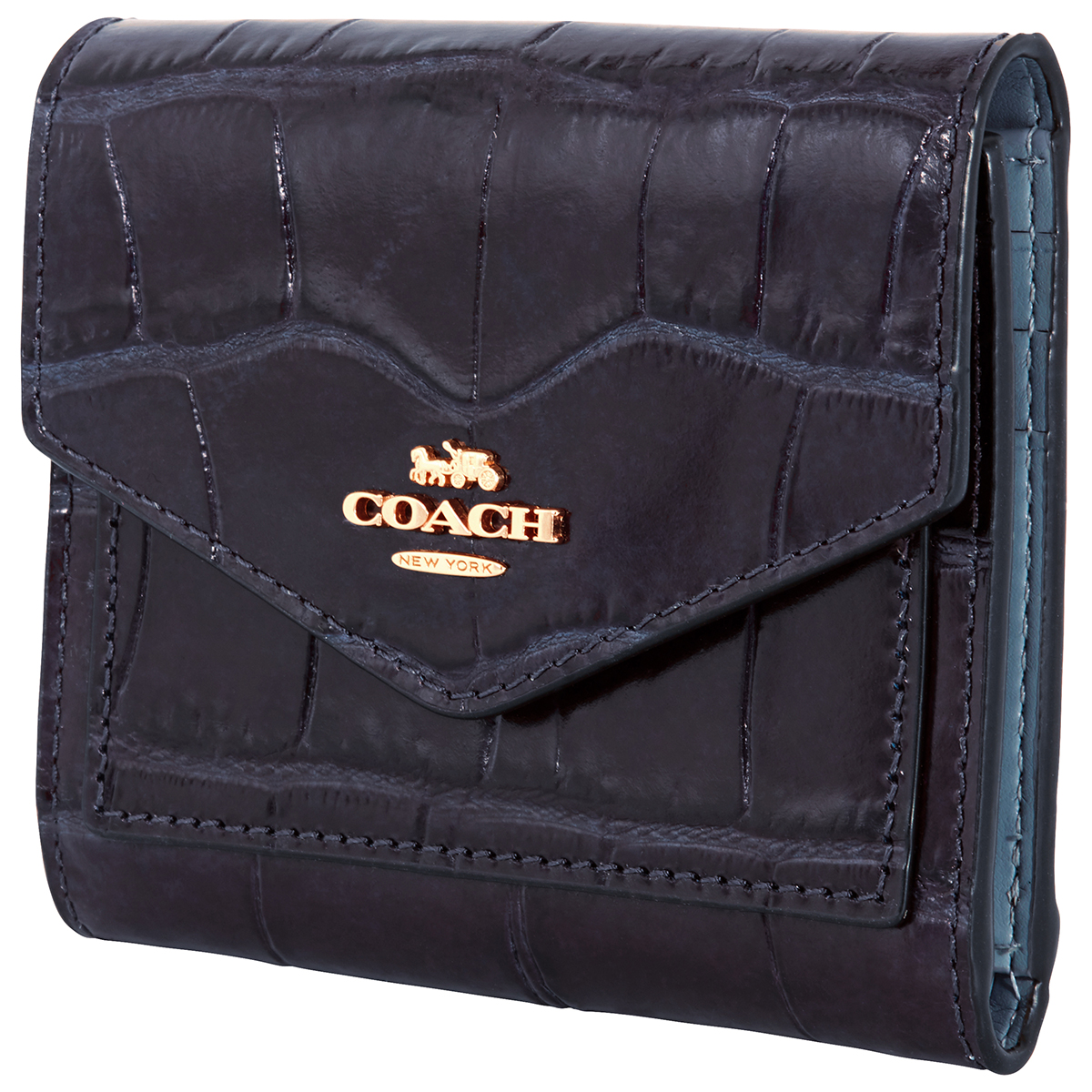 Coach Blue Small Novelty Wallet 32486 GDOLF 192643898202 - Handbags ...