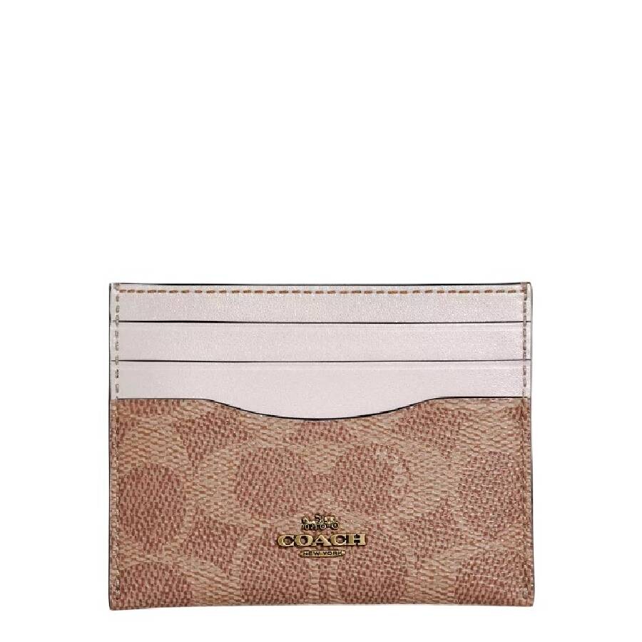 Coach Card Case In Colorblock Signature Canvas 31541 B4NQ5 192643893672 ...