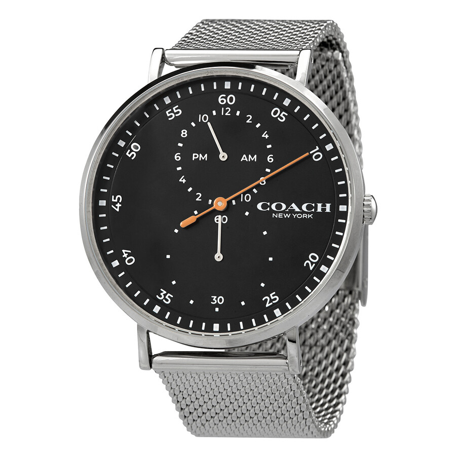 Coach Charles Quartz Black Dial Men's Watch 14602477 885997372442 ...