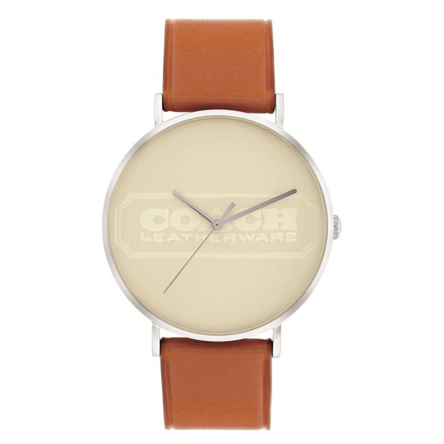 Coach Charles Quartz Chalk Dial Men's Watch 14602600 - Watches, Charles ...