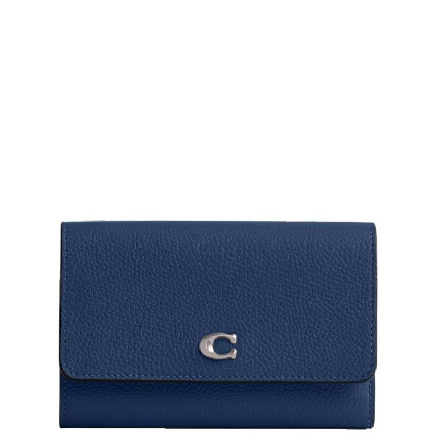 Coach Essential Flap Leather Wallet CP025 LHSMU 196395400515 - Handbags ...