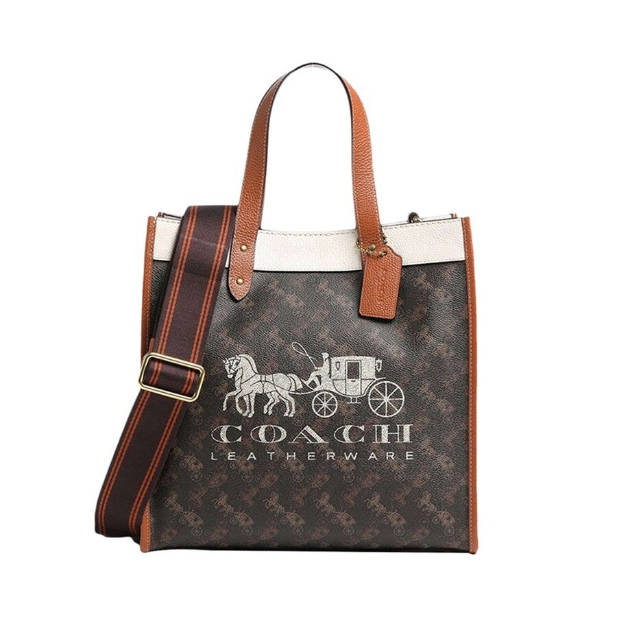 Coach Field Tote With Horse And Carriage C8461 B4TXN 195031486753 ...