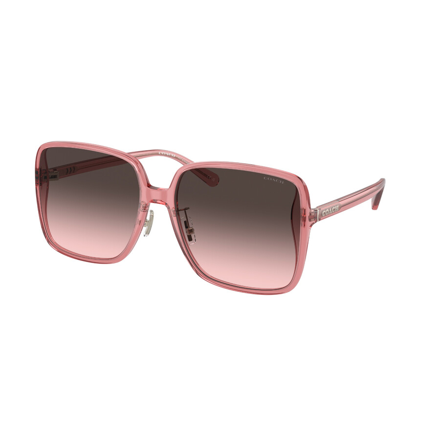 Coach Grey Pink Gradient Sport Ladies Sunglasses HC8368D 580046 61 ...
