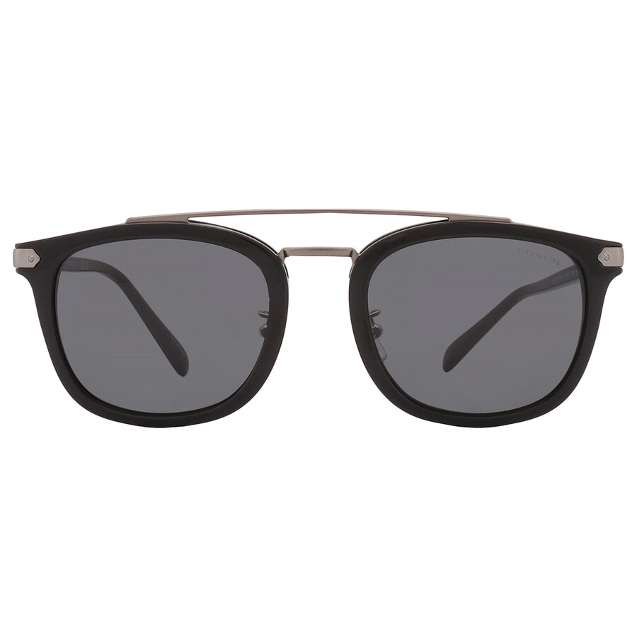 Coach Grey Square Men's Sunglasses HC8382 500287 53 725125400145 ...