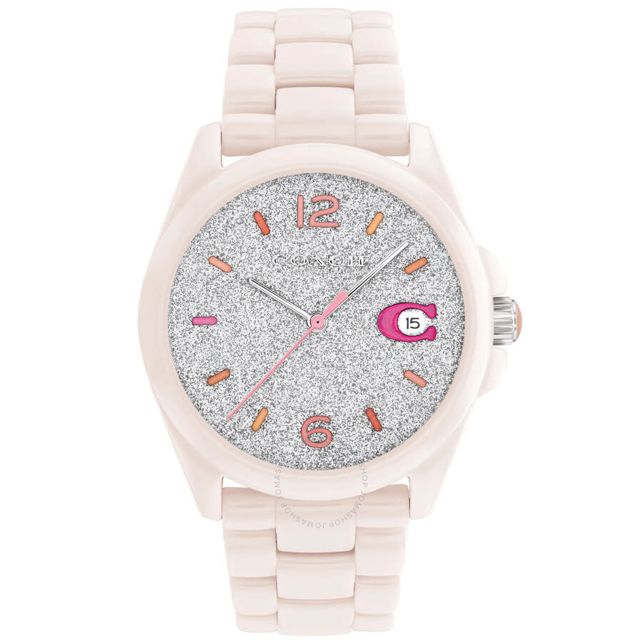 Coach Greyson Quartz Grey Dial Ladies Watch 14503939 7613272473316 ...