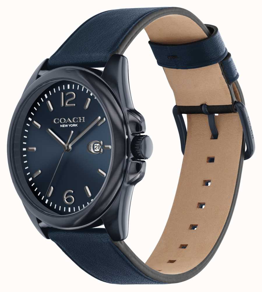Coach Greyson Quartz Digital Blue Dial Men's Watch 14602587 - Watches ...