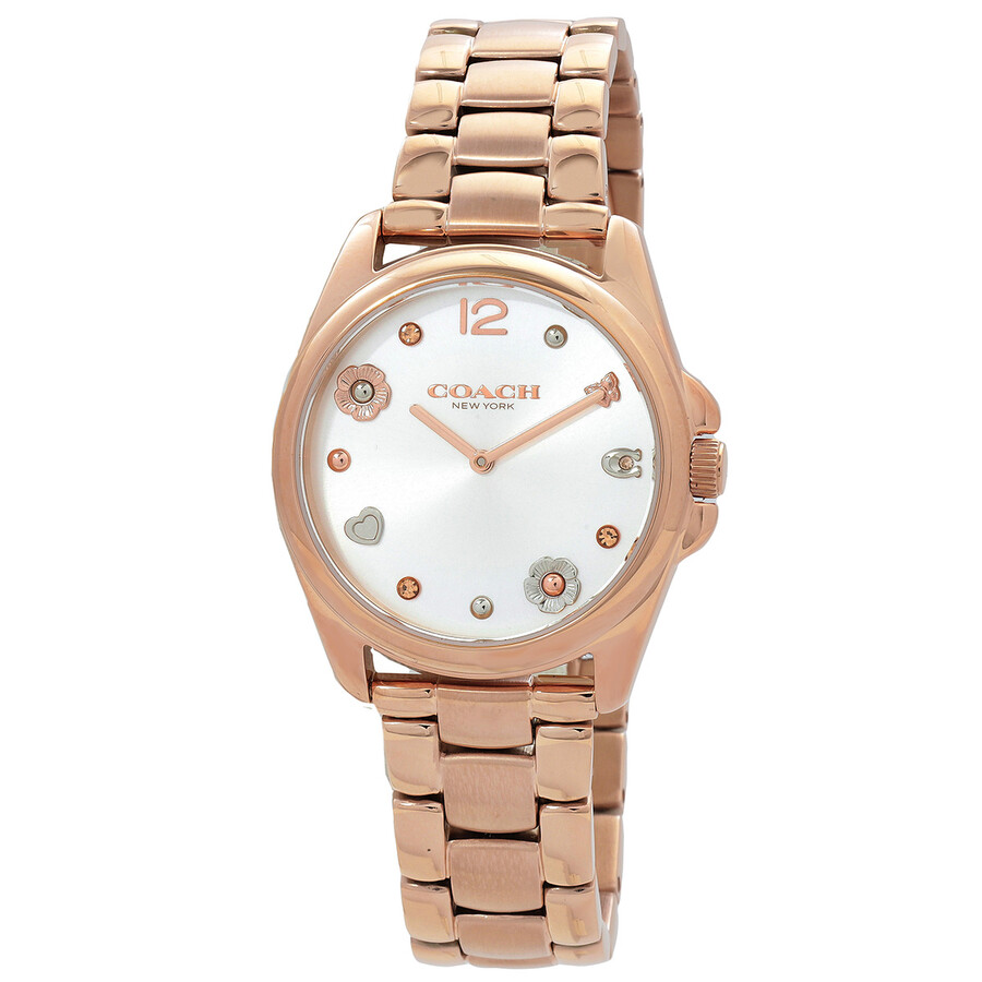 Coach Greyson Quartz Silver Dial Ladies Watch 14504023 - Watches ...