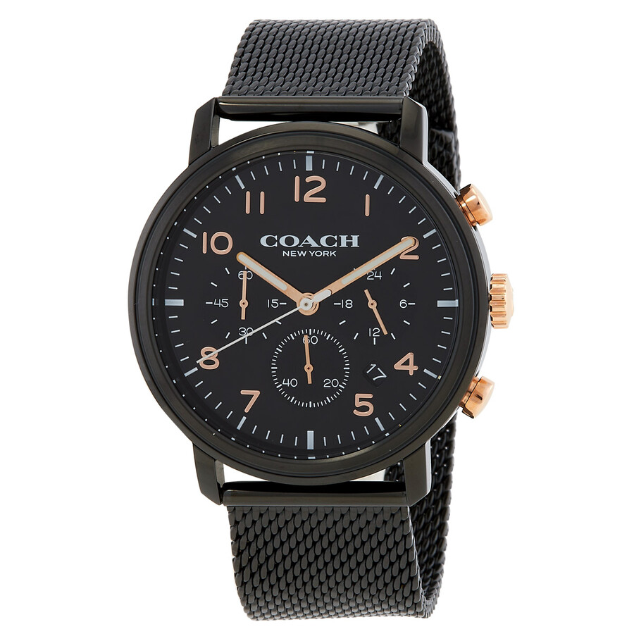 Coach Harrison Chronograph Quartz Black Dial Men's Watch 14602605 ...