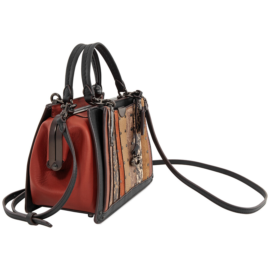 Coach Kisslock Dreamer 21 With Signature Canvas Patchwork Stripes And ...