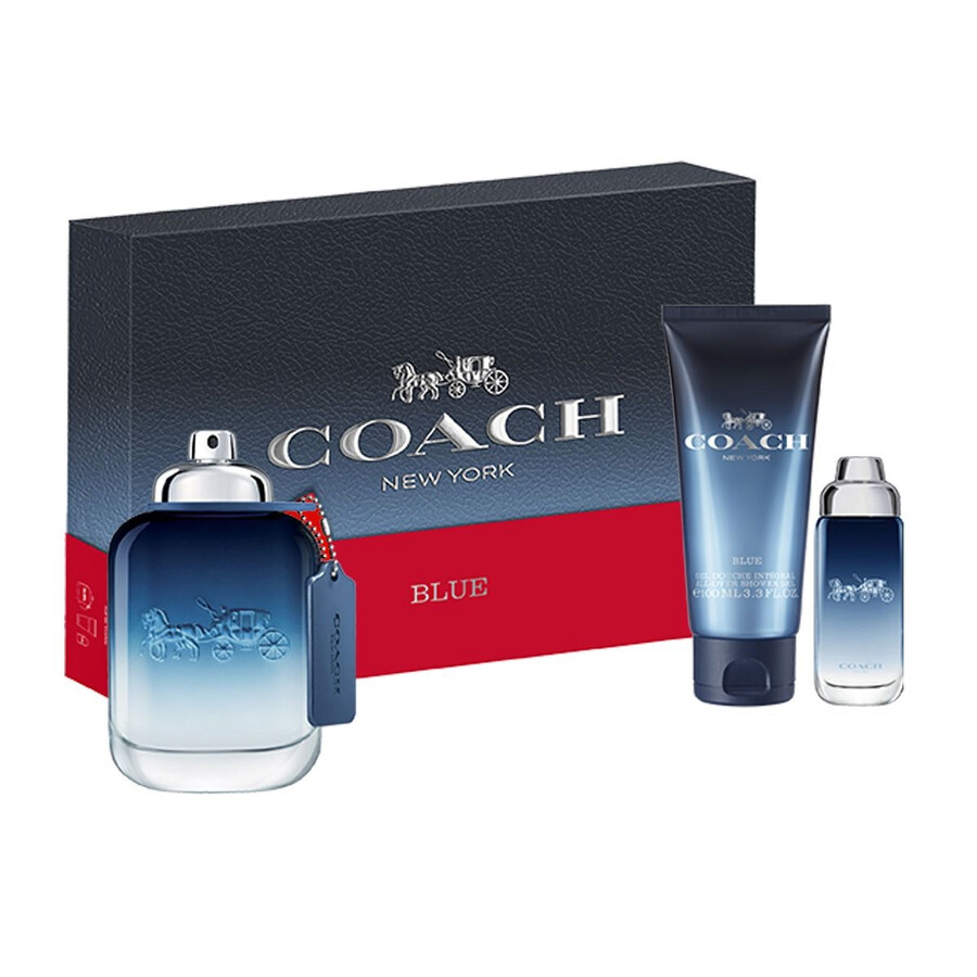 Coach Men's Blue Gift Set Fragrances 3386460147347 - Fragrances, Blue ...