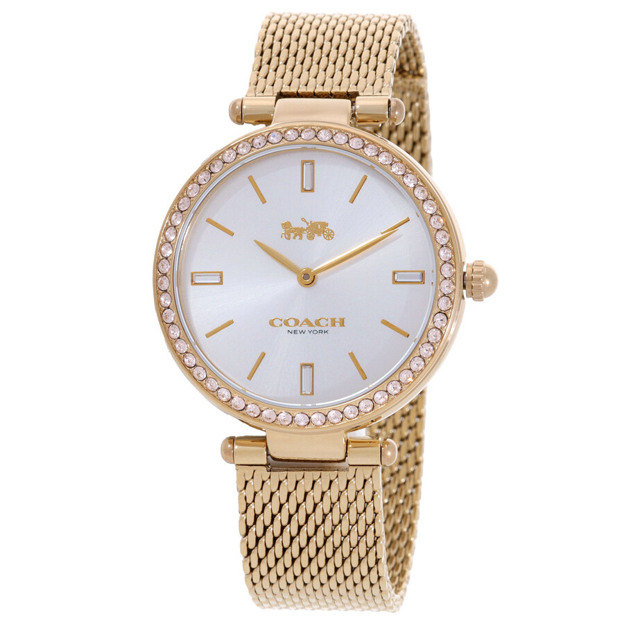 Coach Park Quartz Crystal Silver Dial Ladies Watch 14504098 - Watches ...