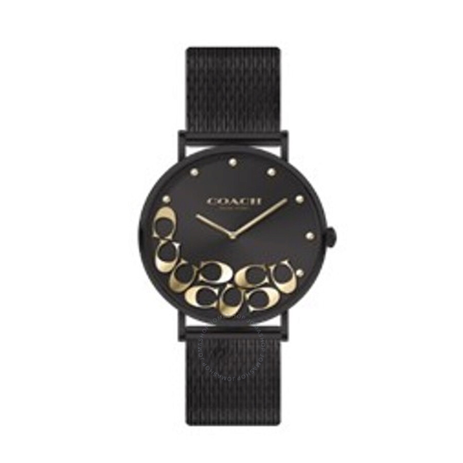 Coach PERRY Quartz Black Dial Watch 14503826 885997414906 - Watches ...