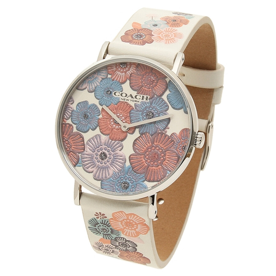 Coach Perry Quartz Floral Dial Ladies Watch 14503044 - Watches, Perry ...