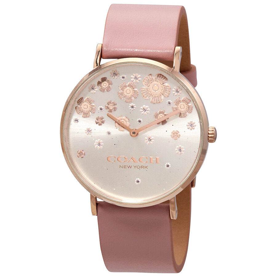 Coach Perry Quartz Floral Glitter Dial Ladies Watch 14503325 ...