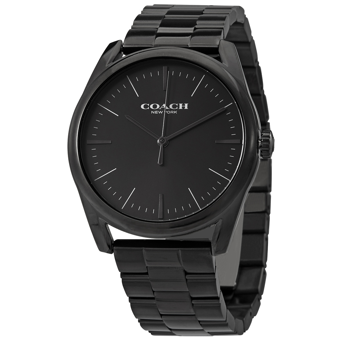 Coach Quartz Black Dial Watch 14602403 7613272302357 - Watches - Jomashop