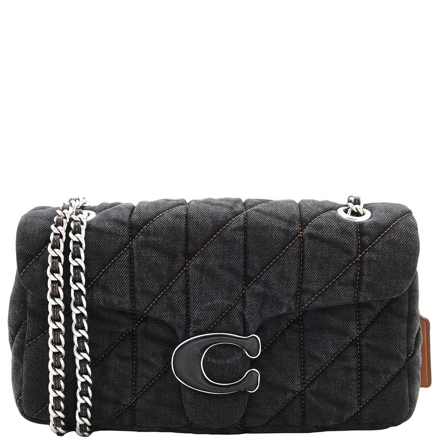 Coach Quilted Tabby Shoulder Bag In Black | ModeSens