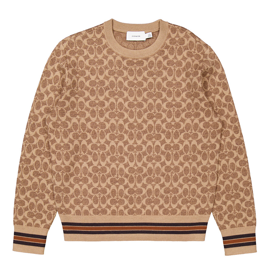 Coach Signature Long Sleeve Sweater, Size Small C7984 RYU S ...