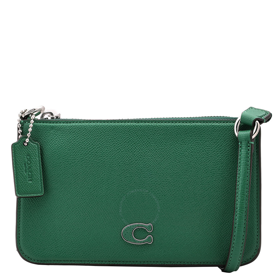 Coach Small Pouch Crossgrain Leather Shoulder Bag CJ797 TV4 ...