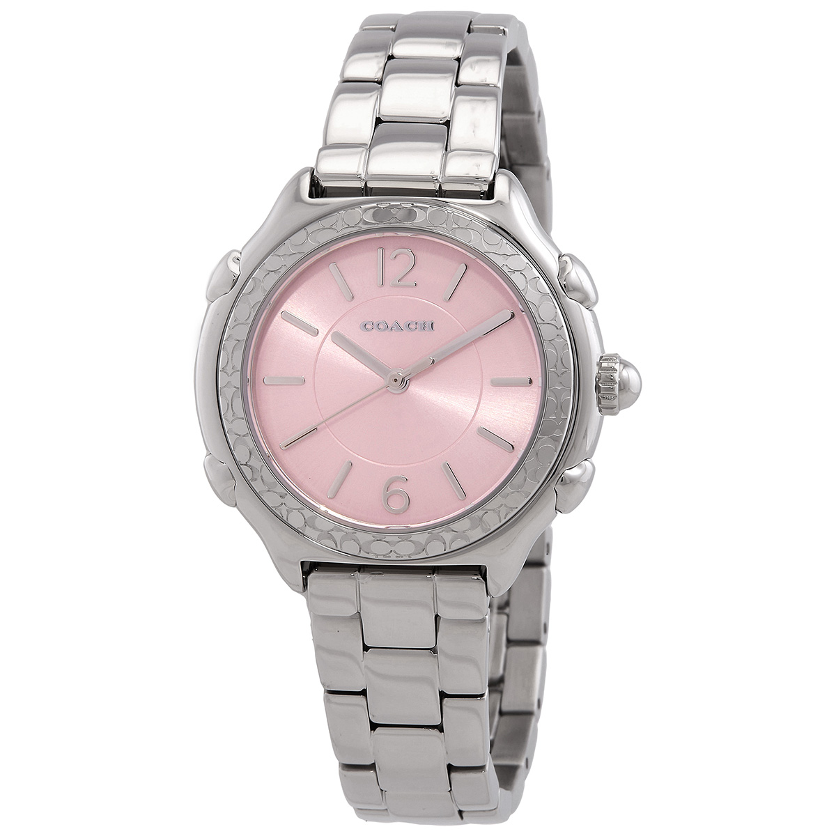 Coach Suzie Quartz Pink Dial Ladies Watch 14503903 7613272462075 ...