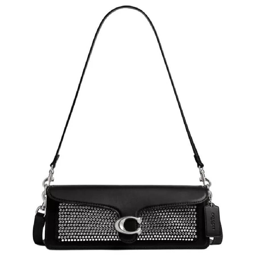 Coach Tabby 28 Crystal Embossed Shoulder Bag CW591 LHBLK 196395534043 ...