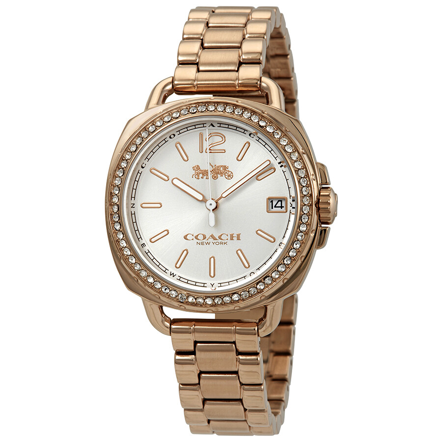 Coach Tatum Crystal Silver Dial Ladies Watch 14502590 885997199940 ...