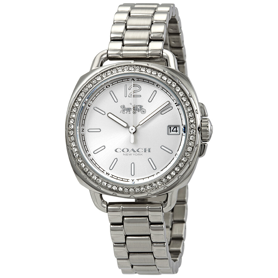 Coach Tatum Crystal White Dial Ladies Watch 14502588 885997199926 ...