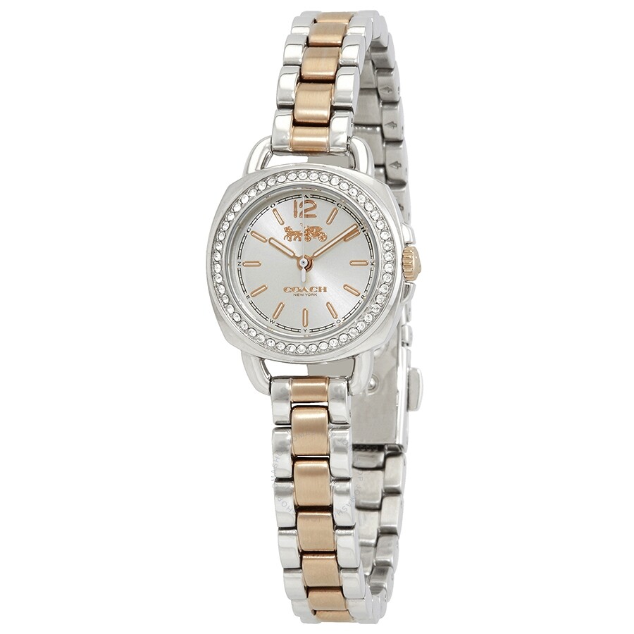 Coach Tatum Quartz Silver Dial Two-tone Ladies Watch 14502576 - Watches ...