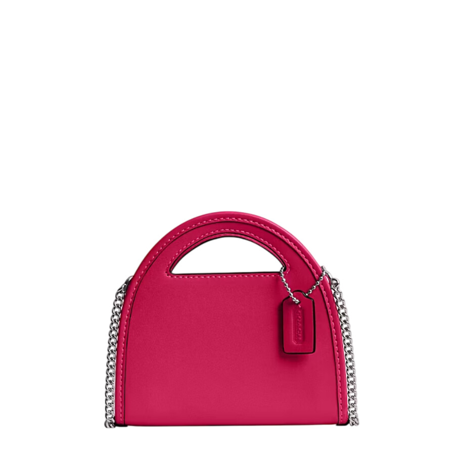 Coach Top Handle Leather Card Case CT879 LHX1C 196395400027 - Handbags - Jomashop