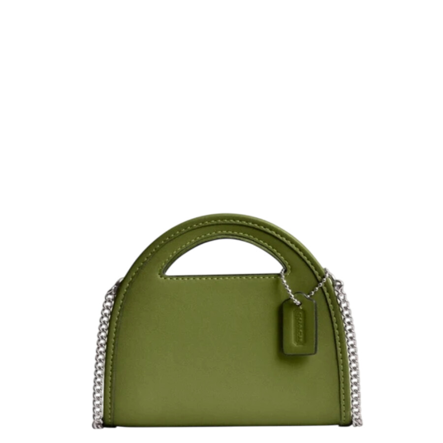 Coach Top Handle Leather Card Case CT879 LHX1J 196395408030 - Handbags - Jomashop