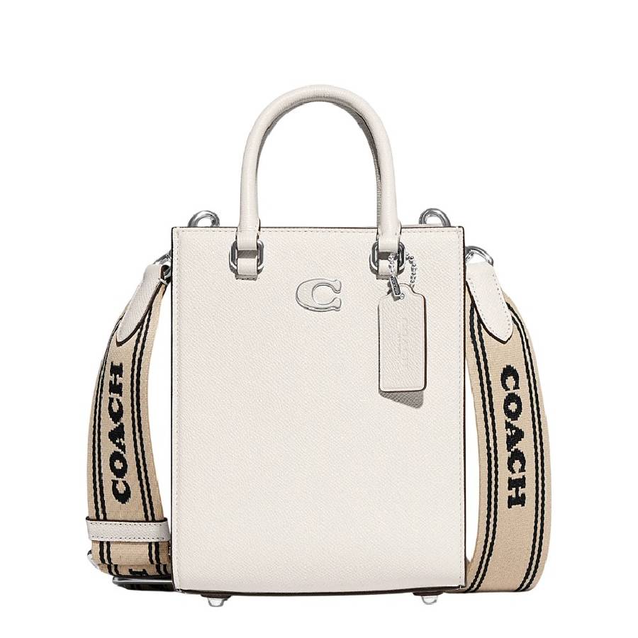 Coach Tote 16 With Signature Canvas Interior Bag CJ795 CHK 195031947360 ...