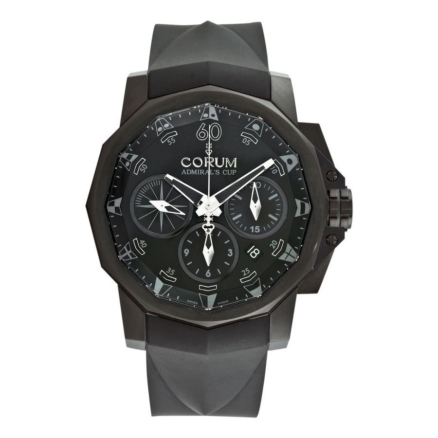 Corum Admiral Cup Chronograph Automatic Black Dial Men's Watch 753.691. ...